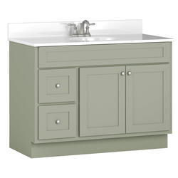 Briarwood Homestead 42"W x 18"D x 34-1/2"H Birch Basil Bathroom Vanity ...