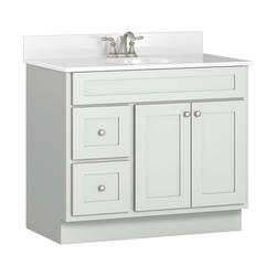 Briarwood Homestead 36"W x 21"D x 34-1/2"H Birch Fog Bathroom Vanity ...