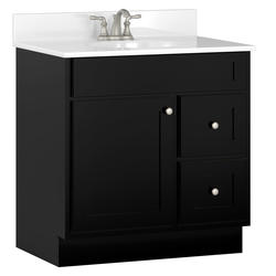 Briarwood Homestead 30"W x 21"D x 34-1/2"H Birch Midnight Bathroom ...