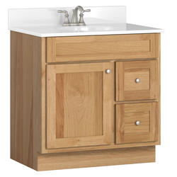 Briarwood Homestead 30"W x 18"D x 34-1/2"H Hickory Weathered Bathroom ...