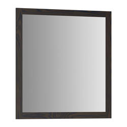 Briarwood Homestead 34"W x 36"H Oak Shadow Framed Mirror at Menards®