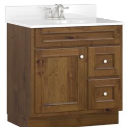Briarwood Woodland 30"W x 21"D x 34-1/2"H Select Alder Dusk Bathroom ...