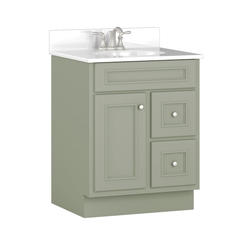 Briarwood Woodland 24"W x 21"D x 31"H Birch Basil Bathroom Vanity ...