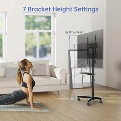 Perlesmith Rolling TV Cart for 32" - 60" Screens at Menards®
