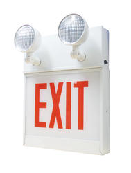 Performax™ Chicago LED Red Emergency & Exit Light at Menards®