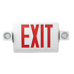 Performax™ Square High Power LED Emergency & Exit Light at Menards®