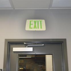 Best Lighting Thin LED Green Emergency Exit Light at Menards®