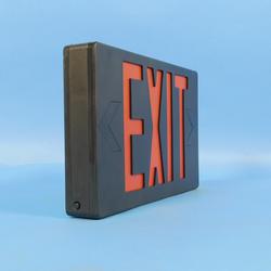 Best Lighting Slim LED Red and Black Emergency Exit Light at Menards®