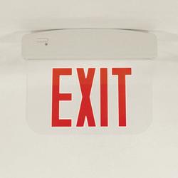Best Lighting Edge-Lit Single Face Red Emergency Exit Light at Menards®