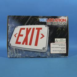 Best Lighting Wet Location Red Emergency Exit Light at Menards®