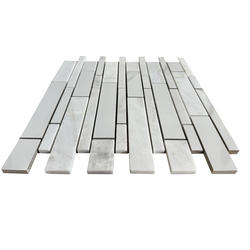 Bestview Glenview Carrara 12 x 12 Marble & Ceramic Mosaic Tile at Menards®