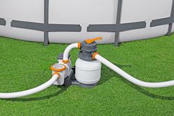 Bestway® 1,600 gal. Above Ground Pool Sand Filter Pump at Menards®