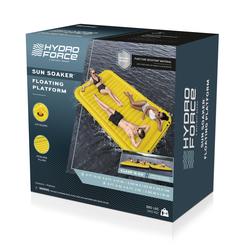 Hydro Force® Sun Soaker Inflatable Large 4-Person Floating Platform at ...