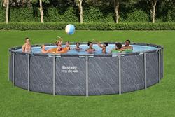 Bestway® Steel Pro MAX 20' x 48" Round Above Ground Pool Set at Menards®