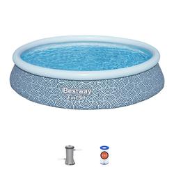 Bestway® Fast Set 13' x 33" Round Inflatable Pool Set - Assorted Styles ...