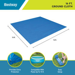 Bestway® Round 16' Ground Cloth for Above Ground Pools at Menards®