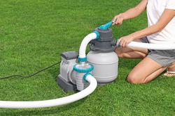 Bestway® 1,600 gal. Above Ground Pool Sand Filter Pump at Menards®