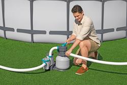 Bestway® 1,600 gal. Above Ground Pool Sand Filter Pump at Menards®