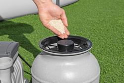 Bestway® 1,600 gal. Above Ground Pool Sand Filter Pump at Menards®