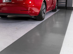 G-Floor® Ribbed™ Slate Grey 30" x 17' Vinyl Garage Runner at Menards®