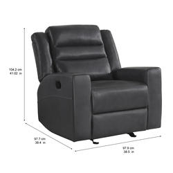 Dublin Heights Leather Recliner at Menards®