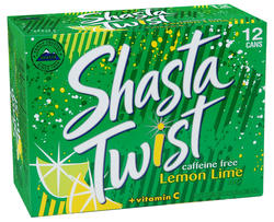 Shasta® Lime Lemon Twist Soda - 12 Pack at Menards®