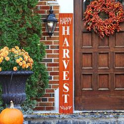 Orange Happy Harvest Rustic Porch Sign at Menards®