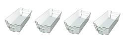 Clear Plastic Storage Bins - 4 Pack at Menards®