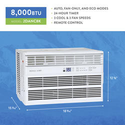 Denali Aire® 8,000 BTU 115-Volt Window Air Conditioner at Menards®