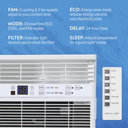 Denali Aire® 18,000 BTU 230-Volt Window Air Conditioner at Menards®