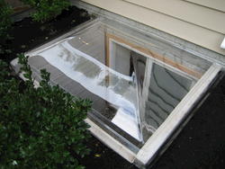 Bilco ScapeWEL® 42" W x 62" H x 49" Projection Driftwood Polyethylene 3 ...