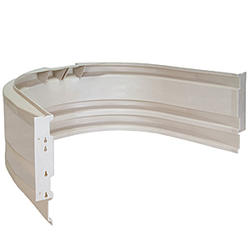 Bilco StakWEL® 54" Wide x 37" Projection Driftwood Polyethylene Modular ...