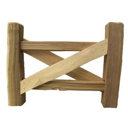 Cedar Split Fence Rail 3' 6" 2-Rail Fence Gate at Menards®