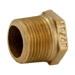 3/4" MIP Red Brass Plug at Menards®