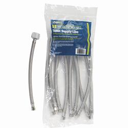 ProLine 3/8" Compression x 7/8" Ballcock x 12" Braided Stainless Steel ...