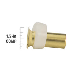 Delrin 1/2" Compression Brass Sleeve with Insert - 2 Pack at Menards®
