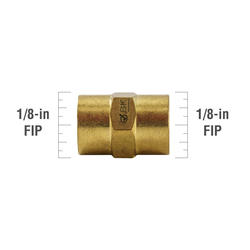 1/8" FIP Brass Coupling at Menards®