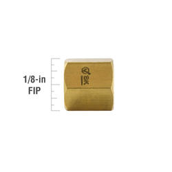 1/8" FIP Brass Cap at Menards®