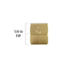 1/4" FIP Brass Cap at Menards®