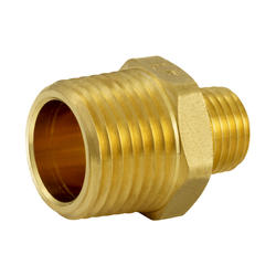 1/2" x 1/4" MIP Brass Reducing Hex Nipple at Menards®
