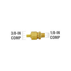3/8" Compression x 1/8" MIP Brass Adapter at Menards®