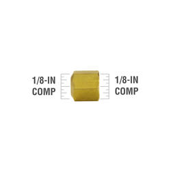 1/8" Compression Brass Sleeve - 3 Pack at Menards®