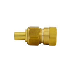 1/2" Compression x 3/8" FIP Brass Reducing Adapter at Menards®
