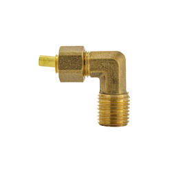 1/4" Compression x MIP Brass 90-Degree Adapting Elbow at Menards®