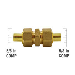 5/8" Compression Brass Union at Menards®