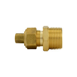 5/8" Compression x 3/4" MIP Brass Reducing Adapting Union at Menards®