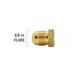3/8" Flare Brass Plug at Menards®