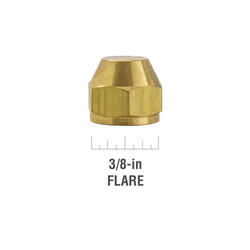3/8" Flare Brass Cap at Menards®