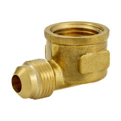3/8" Flare x 1/2" FIP Brass Reducing Adapter Elbow at Menards®