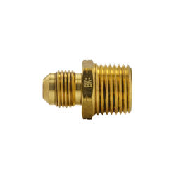 3/8" Flare x 1/2" MIP Brass Reducing Adapting Half-Union at Menards®